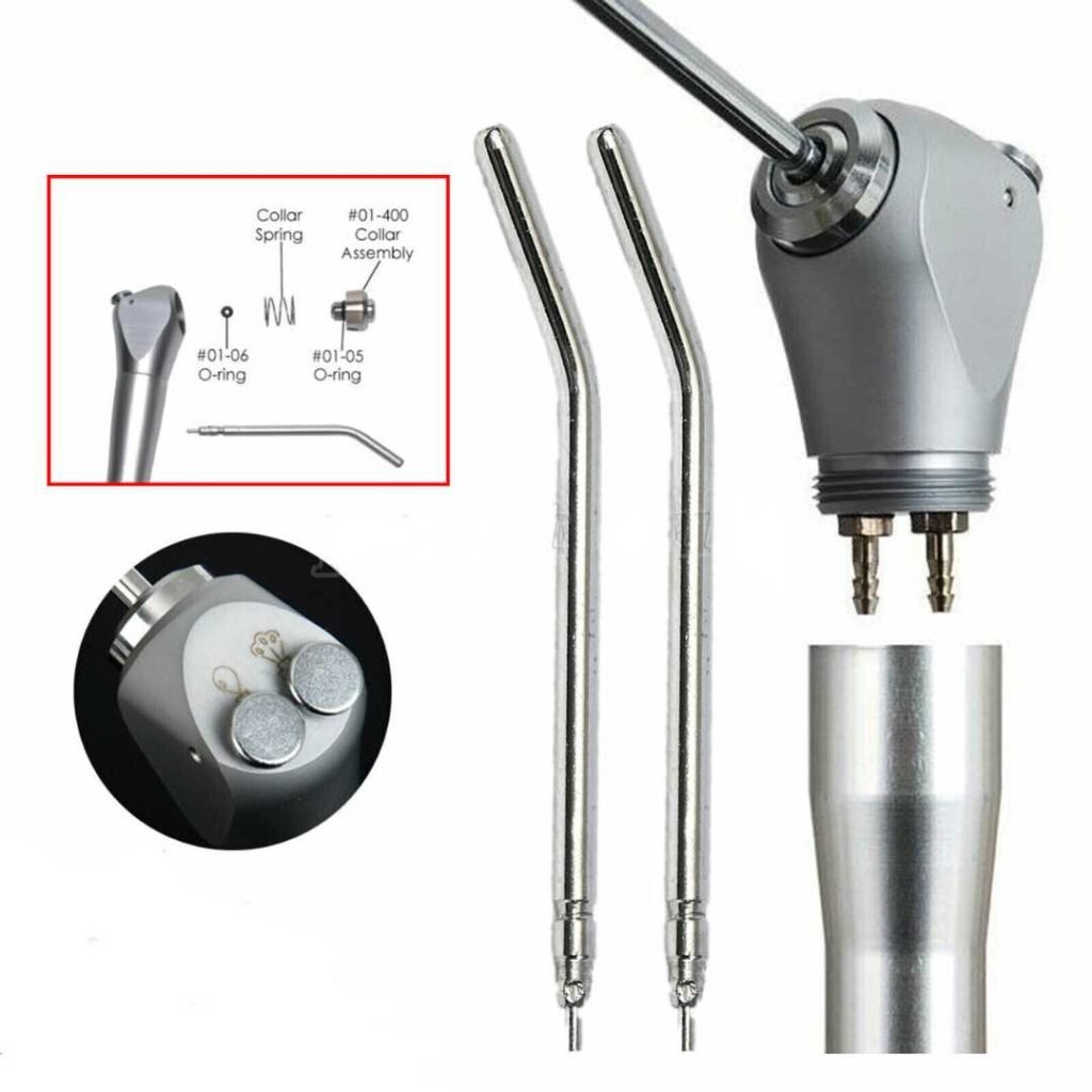 Dental Three Way Syringe Air Water 2 Nozzles - Tayat Alnajoom Medical